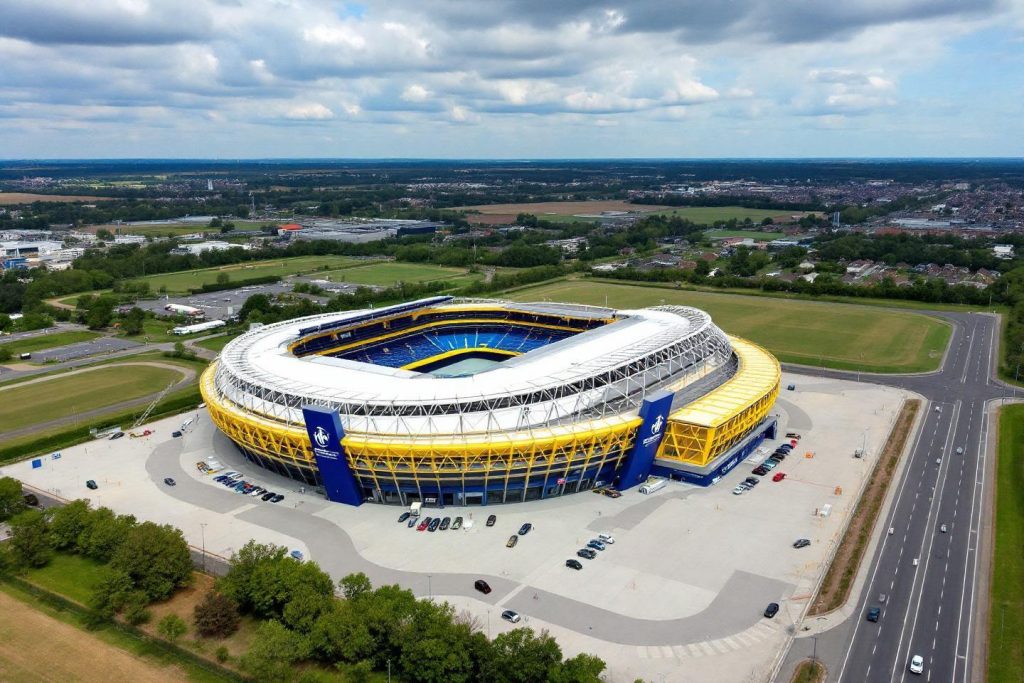 Plan du stade Marcel Michelin à Clermont-Ferrand – FCNhisto